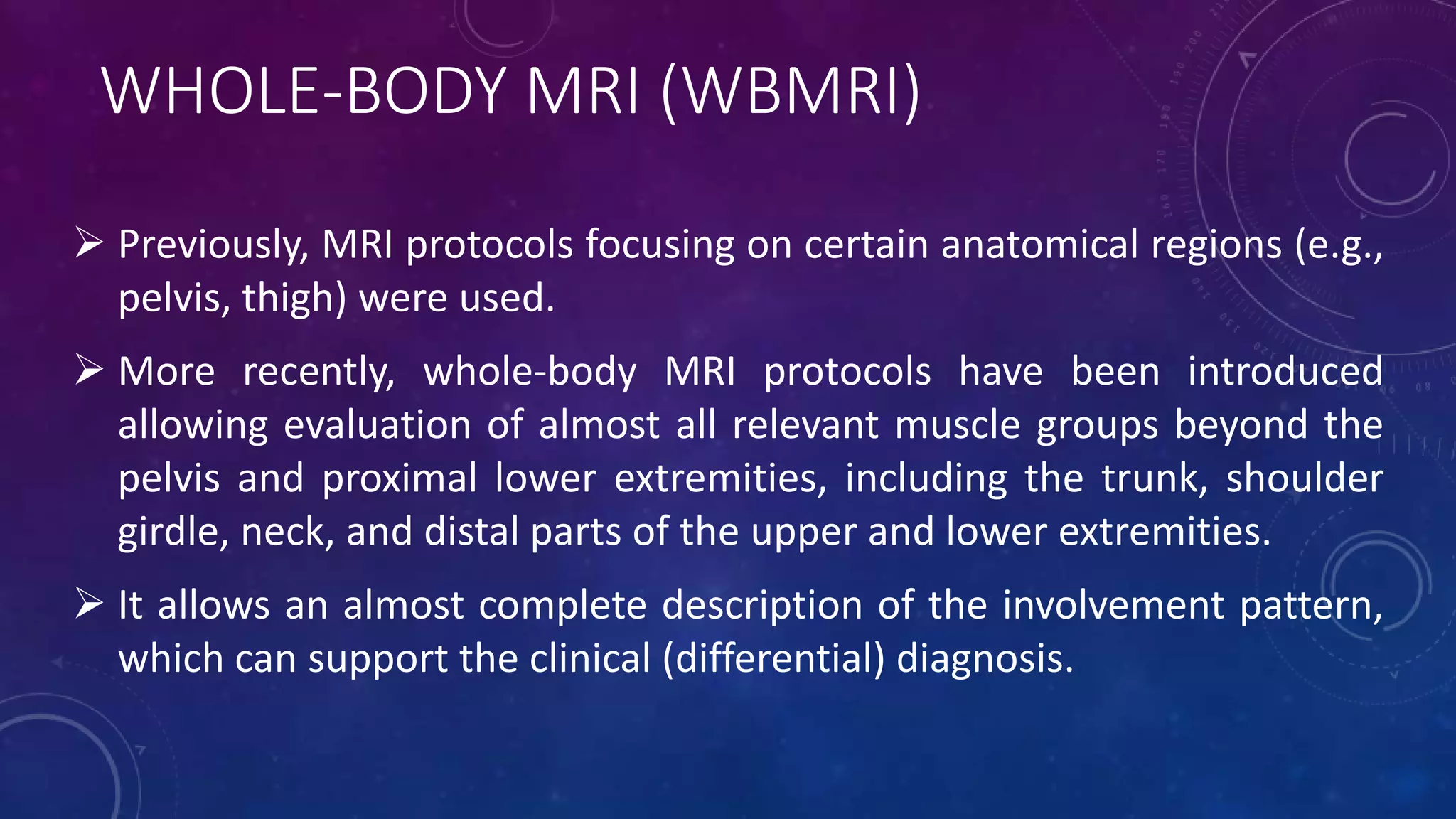 Muscle MRI in Neuromuscular Disease | PPTX
