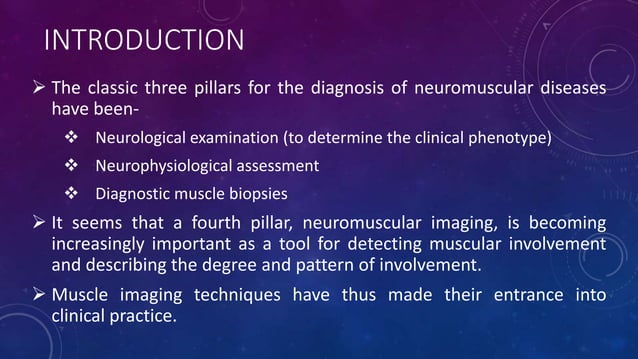 Muscle MRI in Neuromuscular Disease | PPTX
