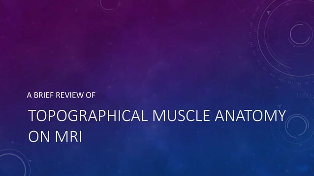 Muscle MRI in Neuromuscular Disease | PPTX