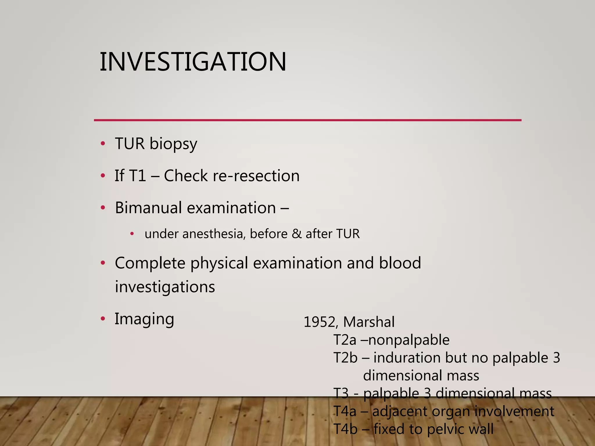 Muscle invasive bladder cancer | PPTX