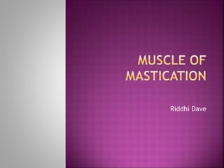 Muscle of mastication | PPT