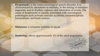 Muscles of the speech | PPSX | Brain and Nervous System Disorders ...