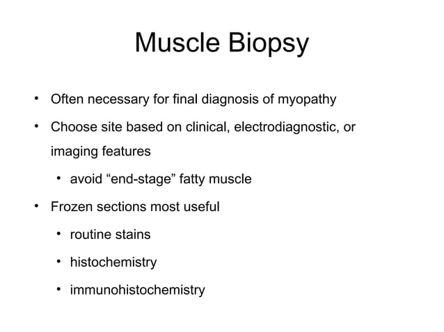 Myopathies - In detail (Classification and images) | PPT