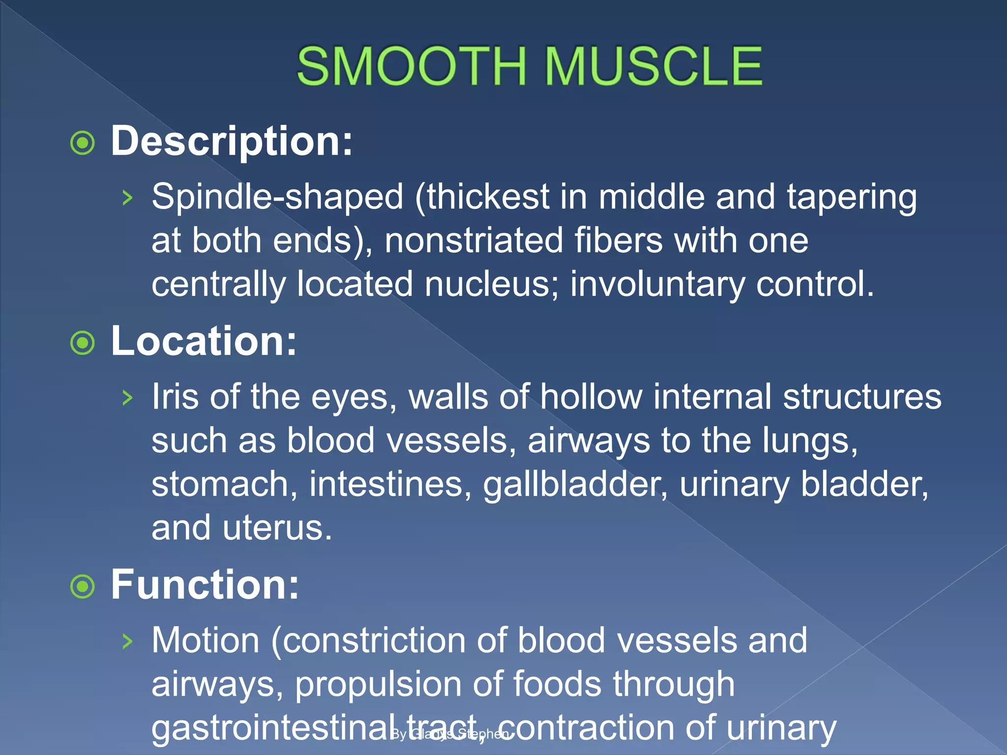 Muscle physiology | PPTX
