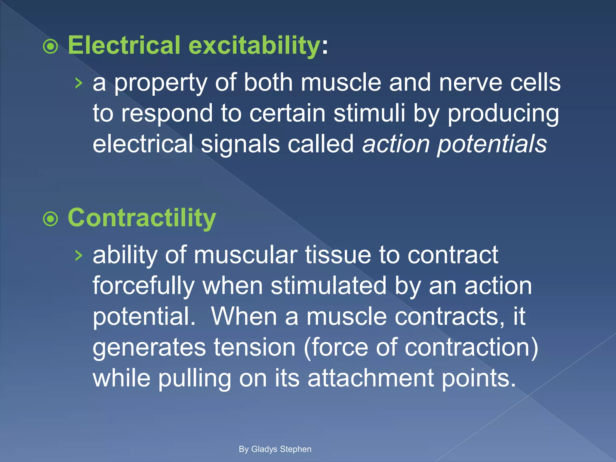 Muscle physiology | PPTX