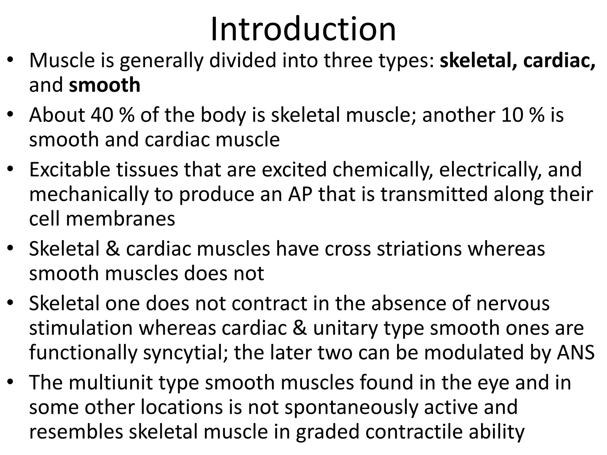 Muscle physiology | PPTX