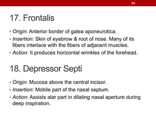 Muscle physiology and muscles of facial expressions & mastication | PPTX