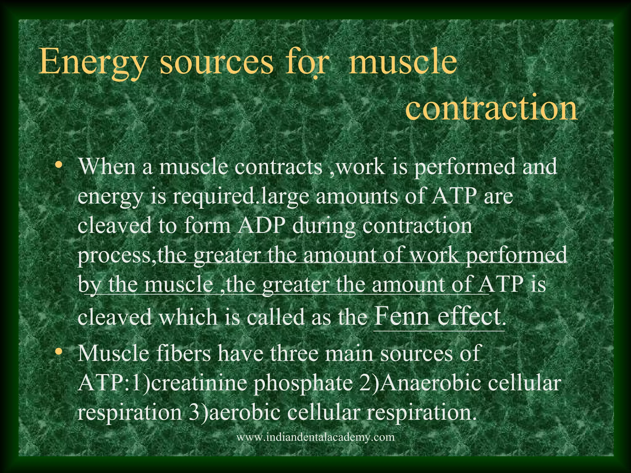 Muscle physiology in orthodontics | PPT
