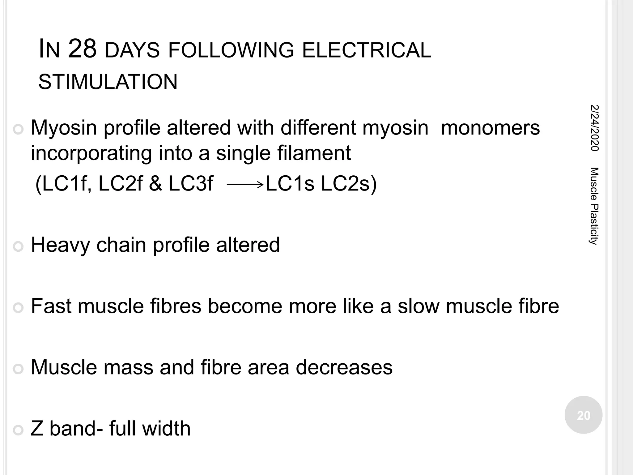 Muscle plasticity | PPTX
