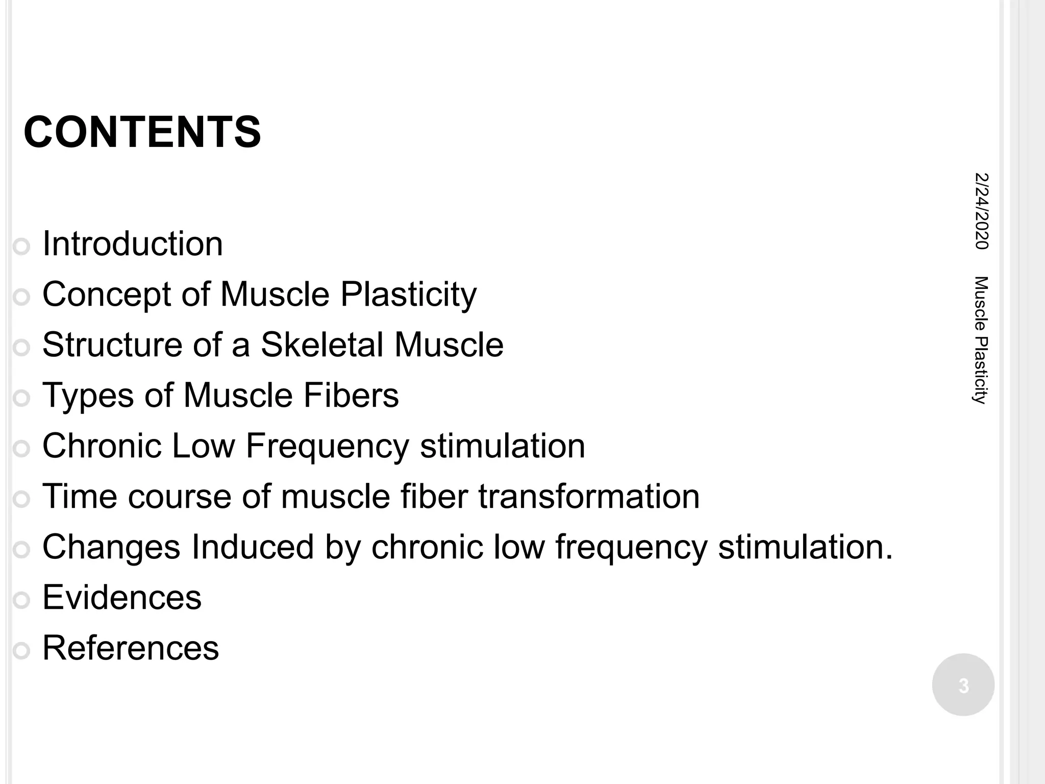 Muscle plasticity | PPTX