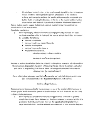 Muscle plasticity | PDF