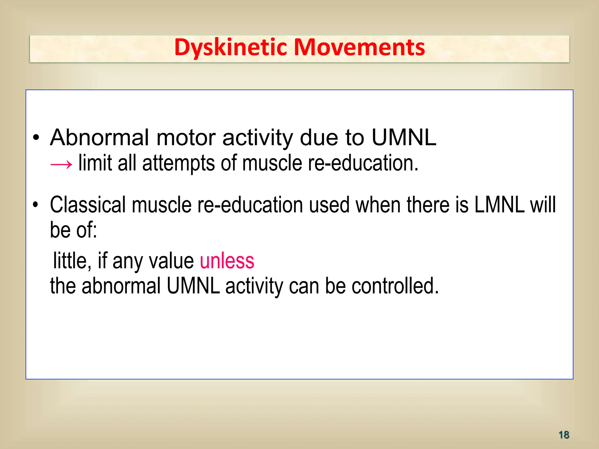 Muscle Re-education.PPT for further study | PPT