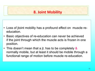 Muscle Re-education.PPT for further study | PPT