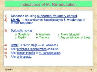 Muscle Re-education.PPT for further study | PPT