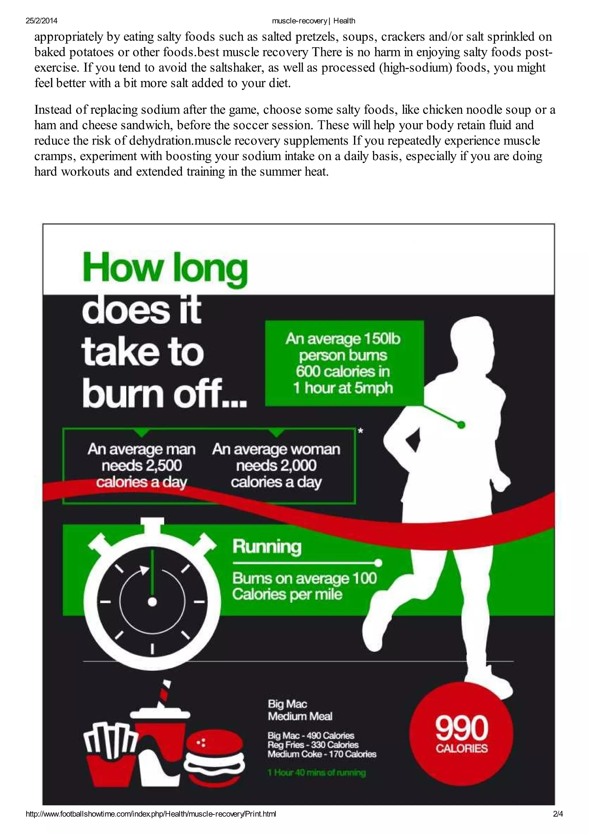 Muscle recovery | PDF