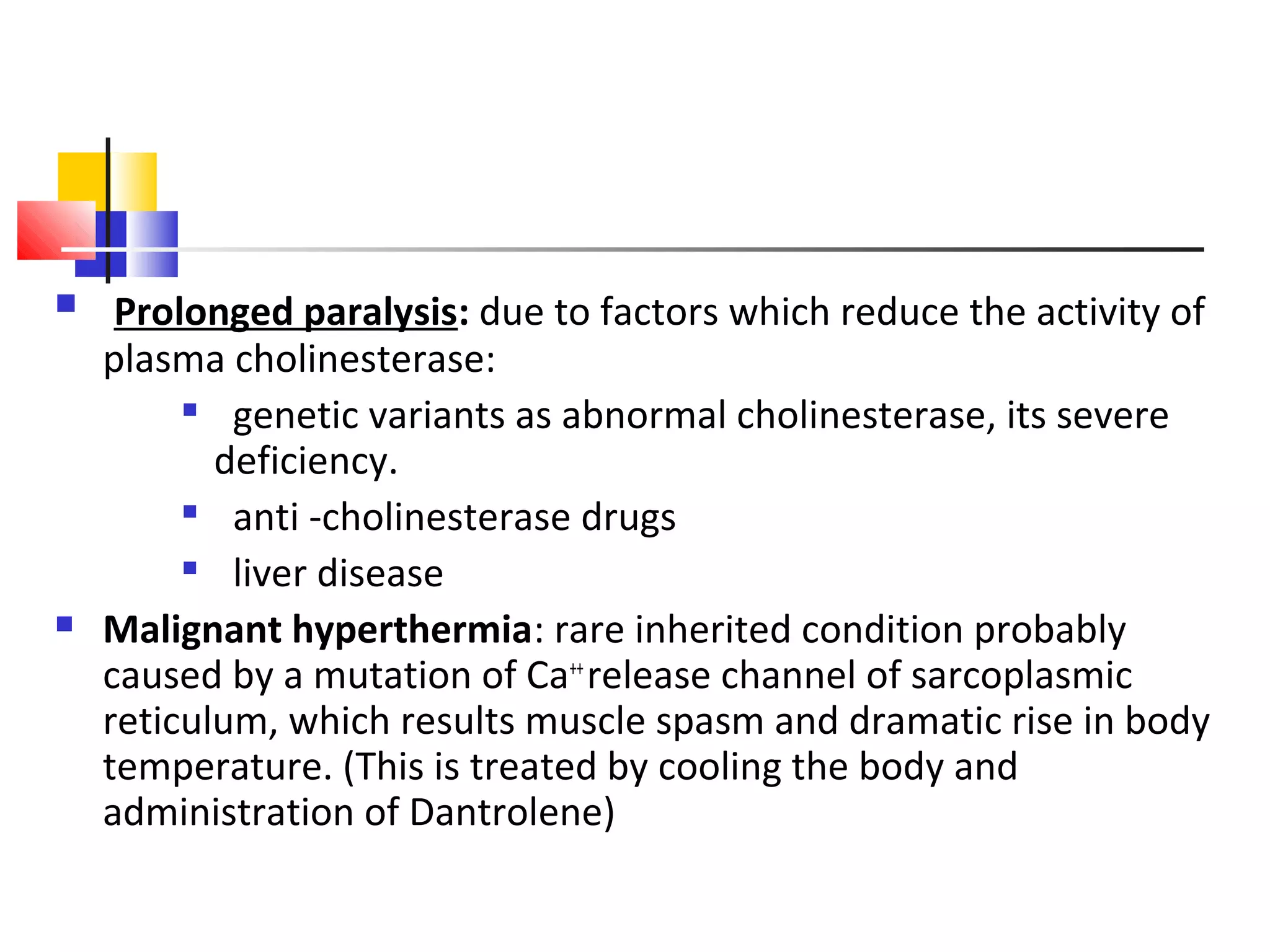 Muscle relaxant and reversal agents | PPT