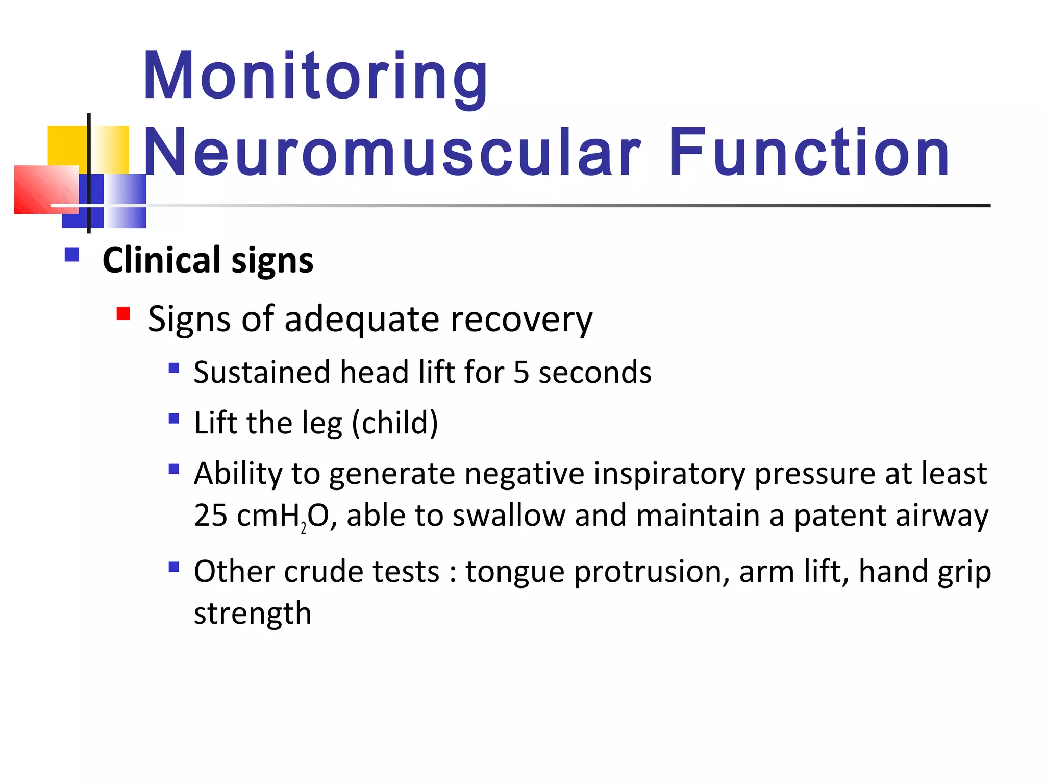Muscle relaxant and reversal agents | PPT