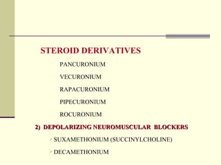 Muscle relaxants | PPT