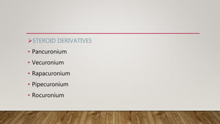 Muscle relaxants | PPT