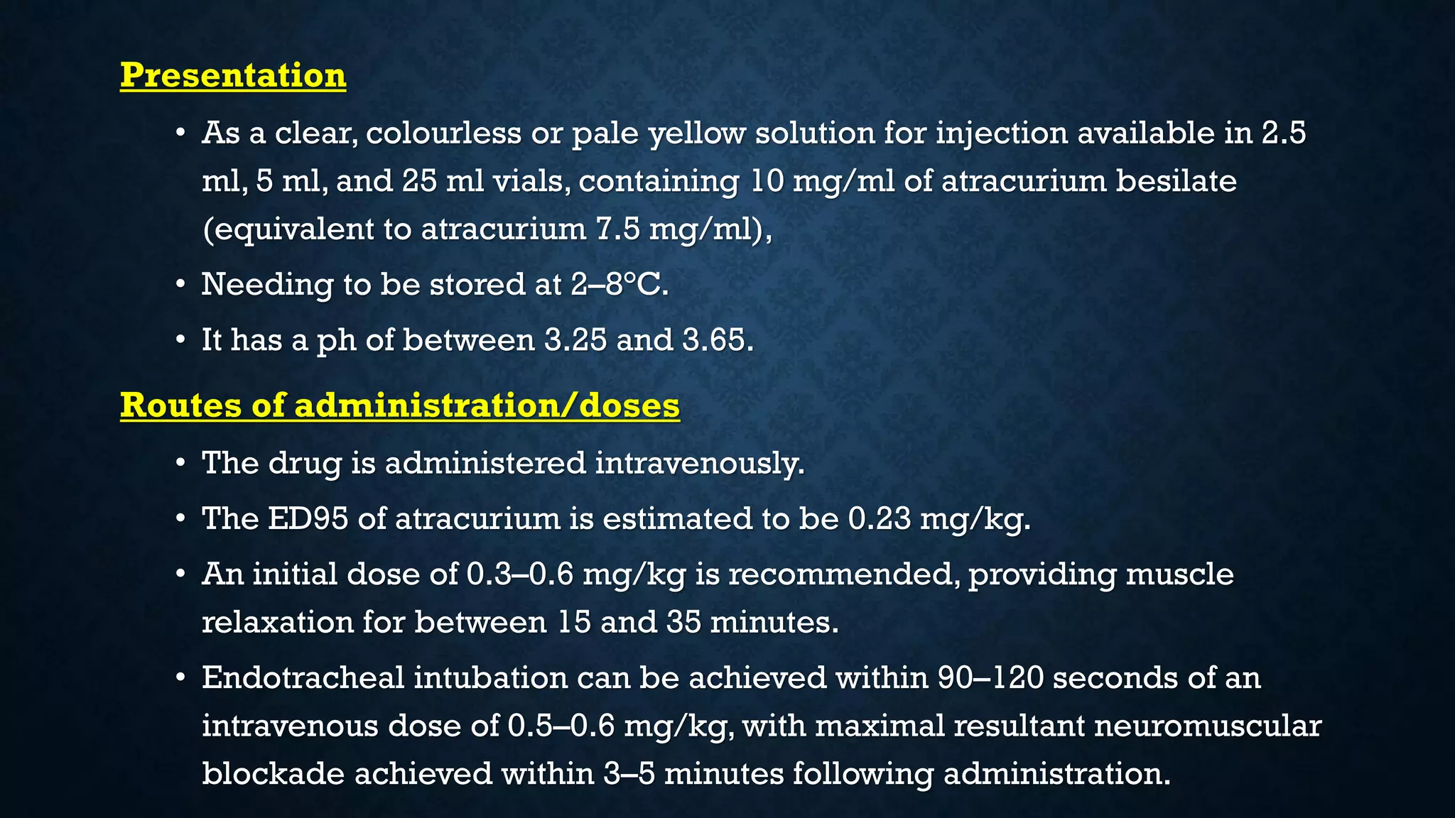 Muscle Relaxants DMR & NDMR | PDF