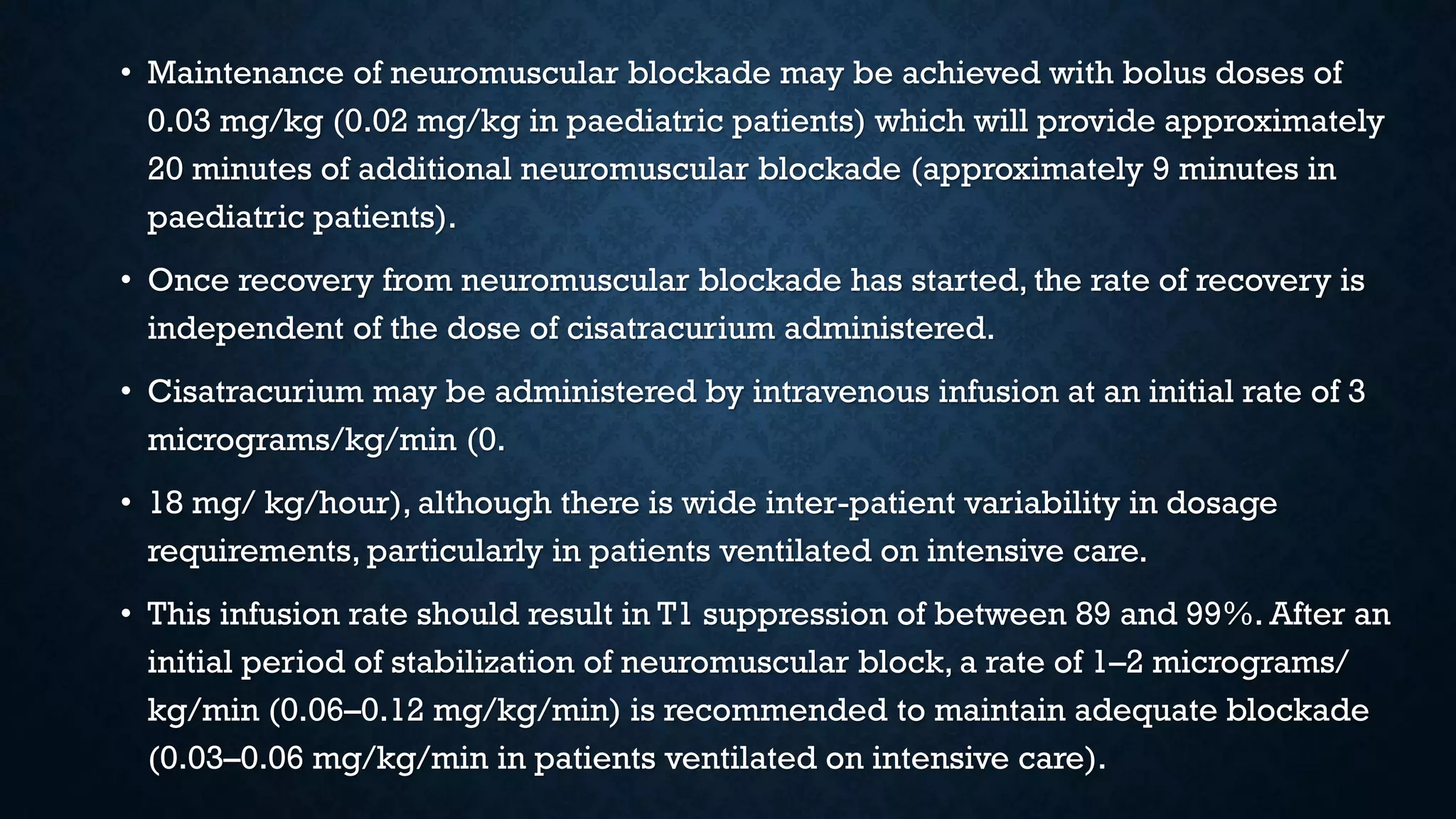 Muscle Relaxants DMR & NDMR | PDF