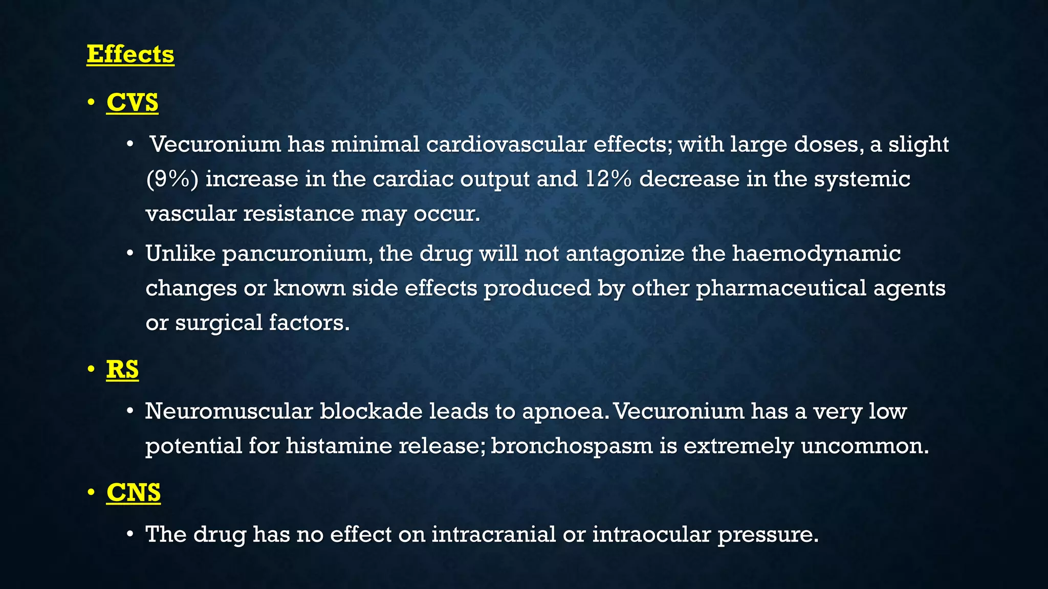 Muscle Relaxants DMR & NDMR | PDF