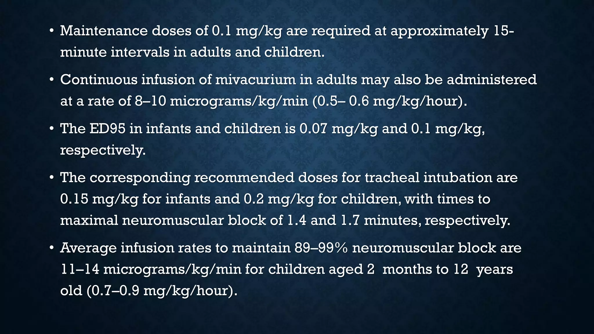 Muscle Relaxants DMR & NDMR | PDF