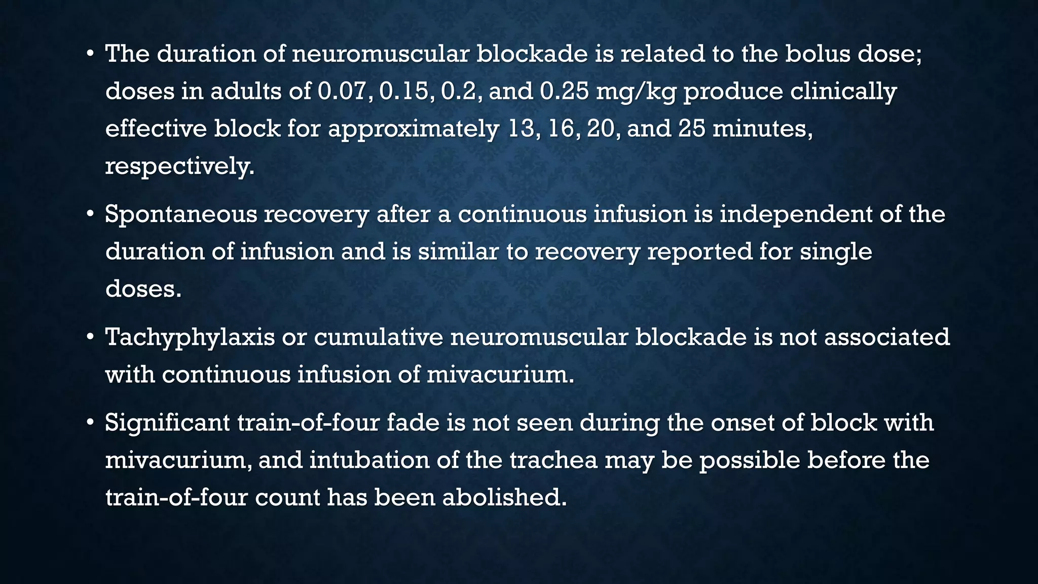 Muscle Relaxants DMR & NDMR | PDF
