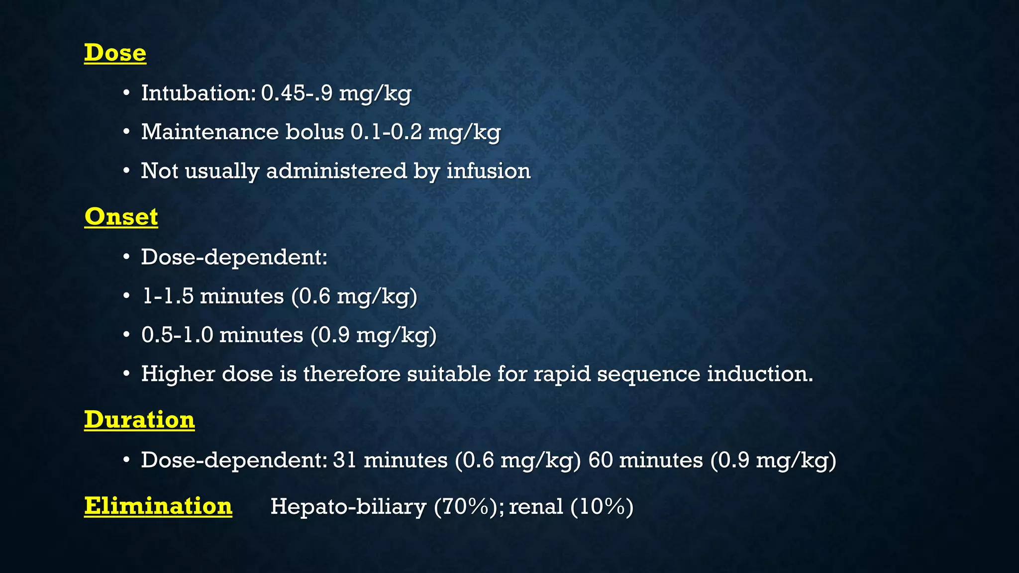 Muscle Relaxants DMR & NDMR | PDF