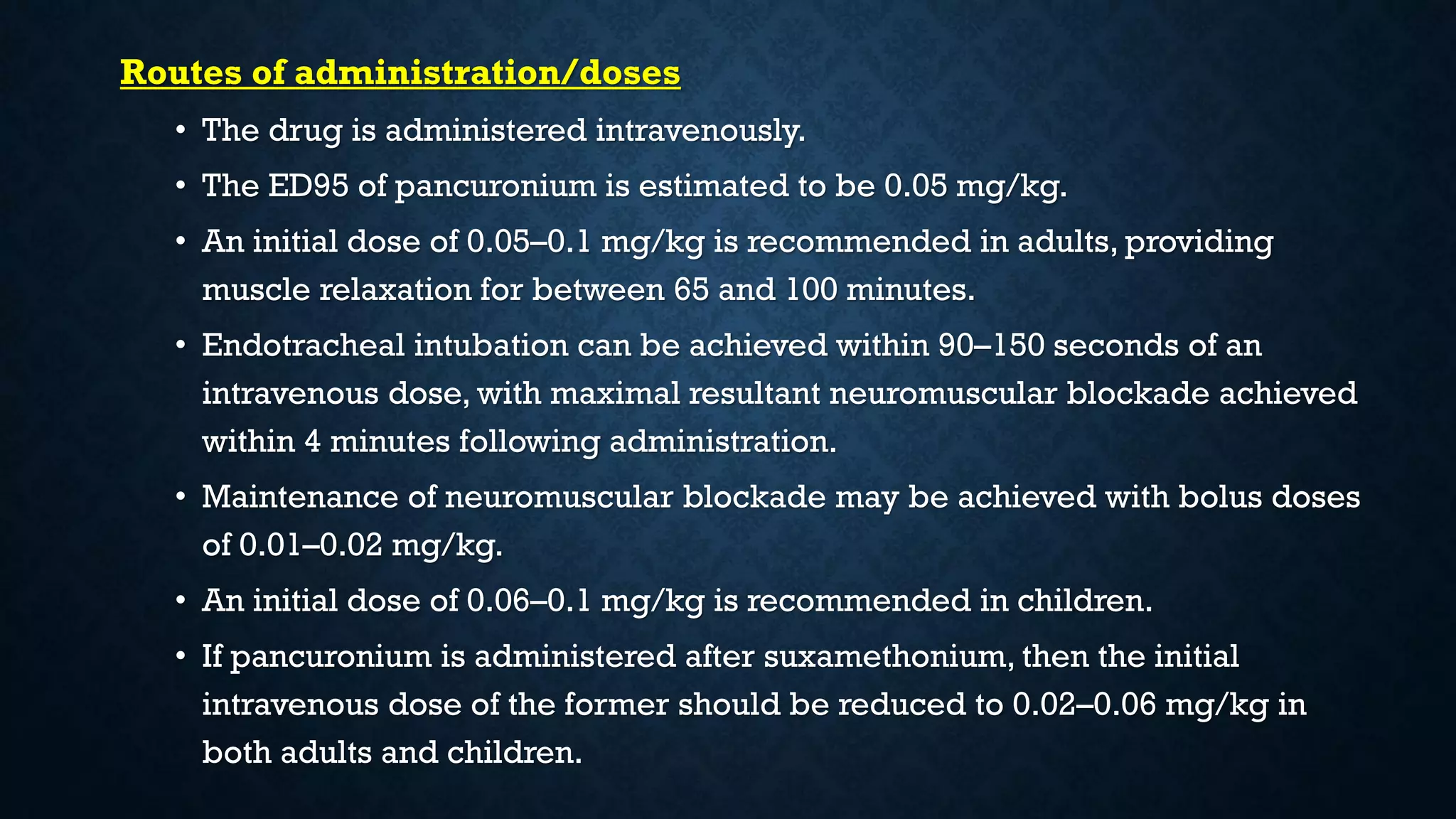 Muscle Relaxants DMR & NDMR | PDF