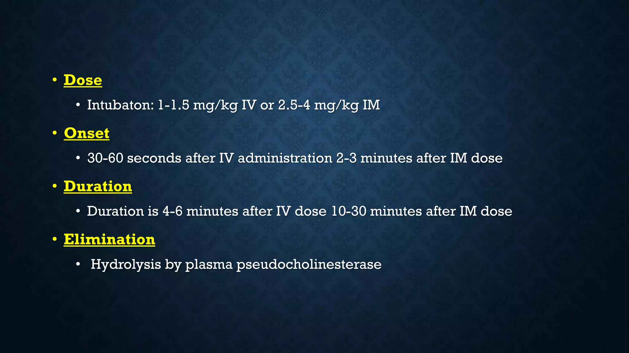 Muscle Relaxants DMR & NDMR | PDF