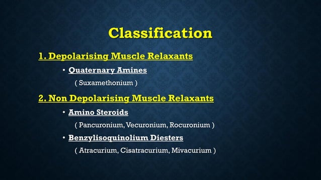 Muscle Relaxants DMR & NDMR | PDF | Physical Therapy | Wellness