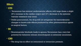 Muscle Relaxants DMR & NDMR | PDF