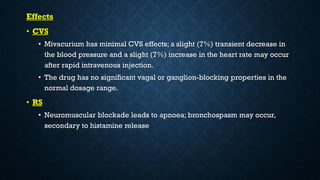 Muscle Relaxants DMR & NDMR | PDF