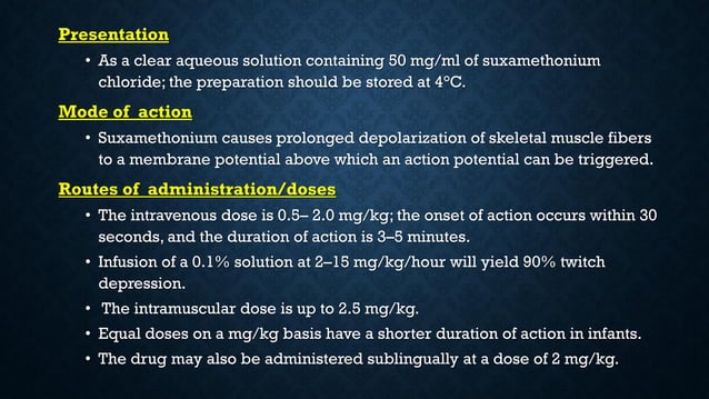 Muscle Relaxants DMR & NDMR | PDF | Physical Therapy | Wellness