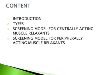 Muscle relaxants by ved prakash | PPTX