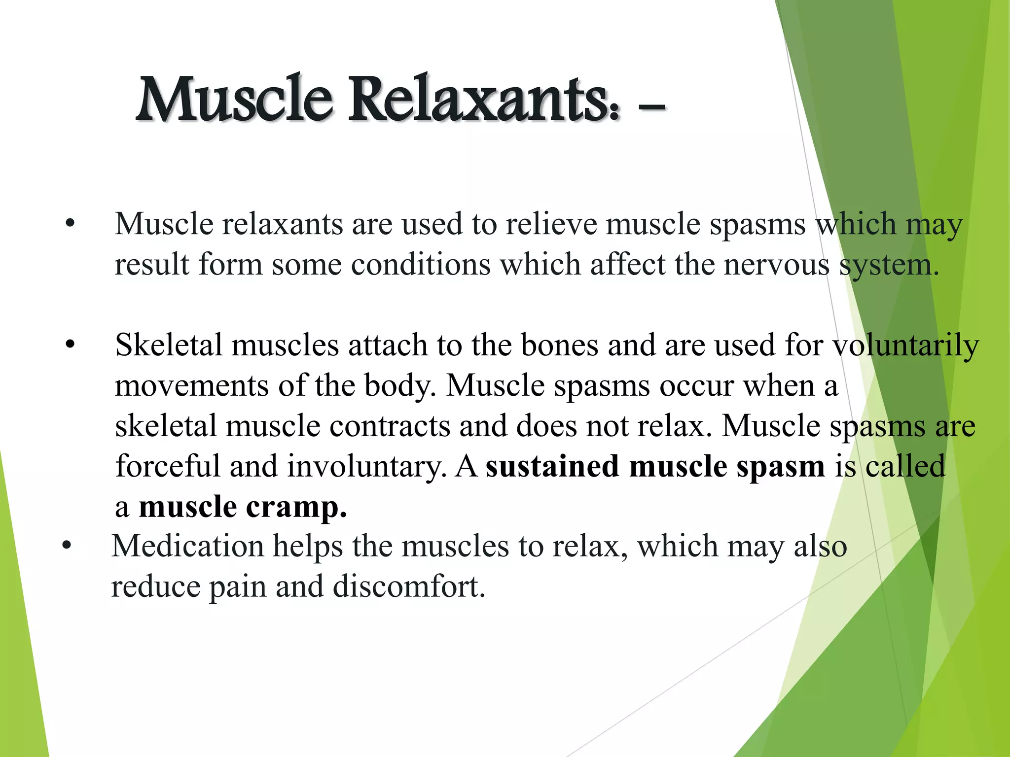 Skeletal Muscle relaxants | PPT