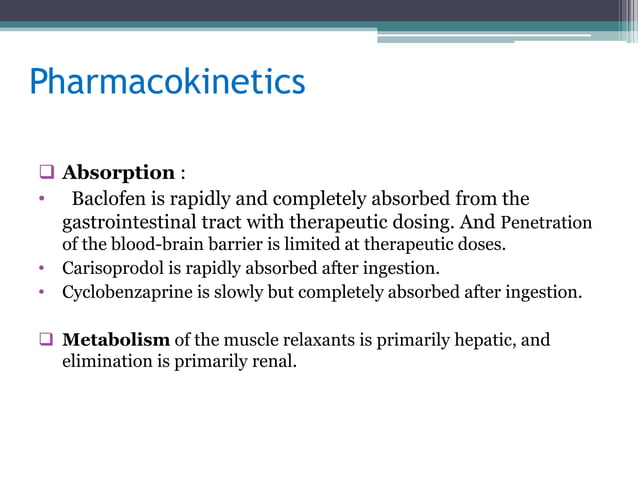 Muscle releaxent toxicity | PPT