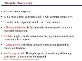 Functions of the muscular system | PDF