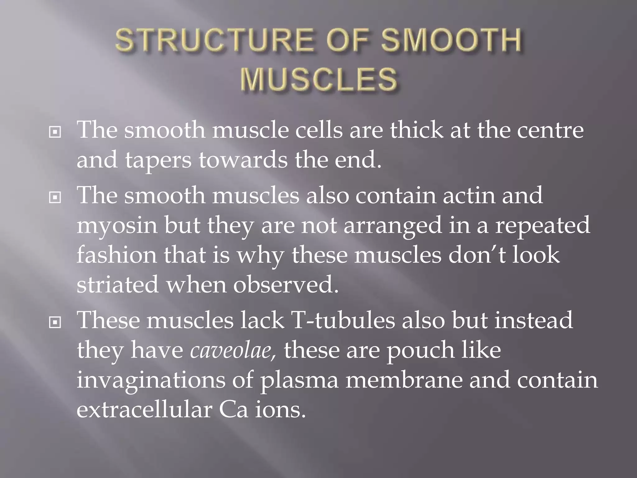 Structure and histology of different types of muscles | PPTX