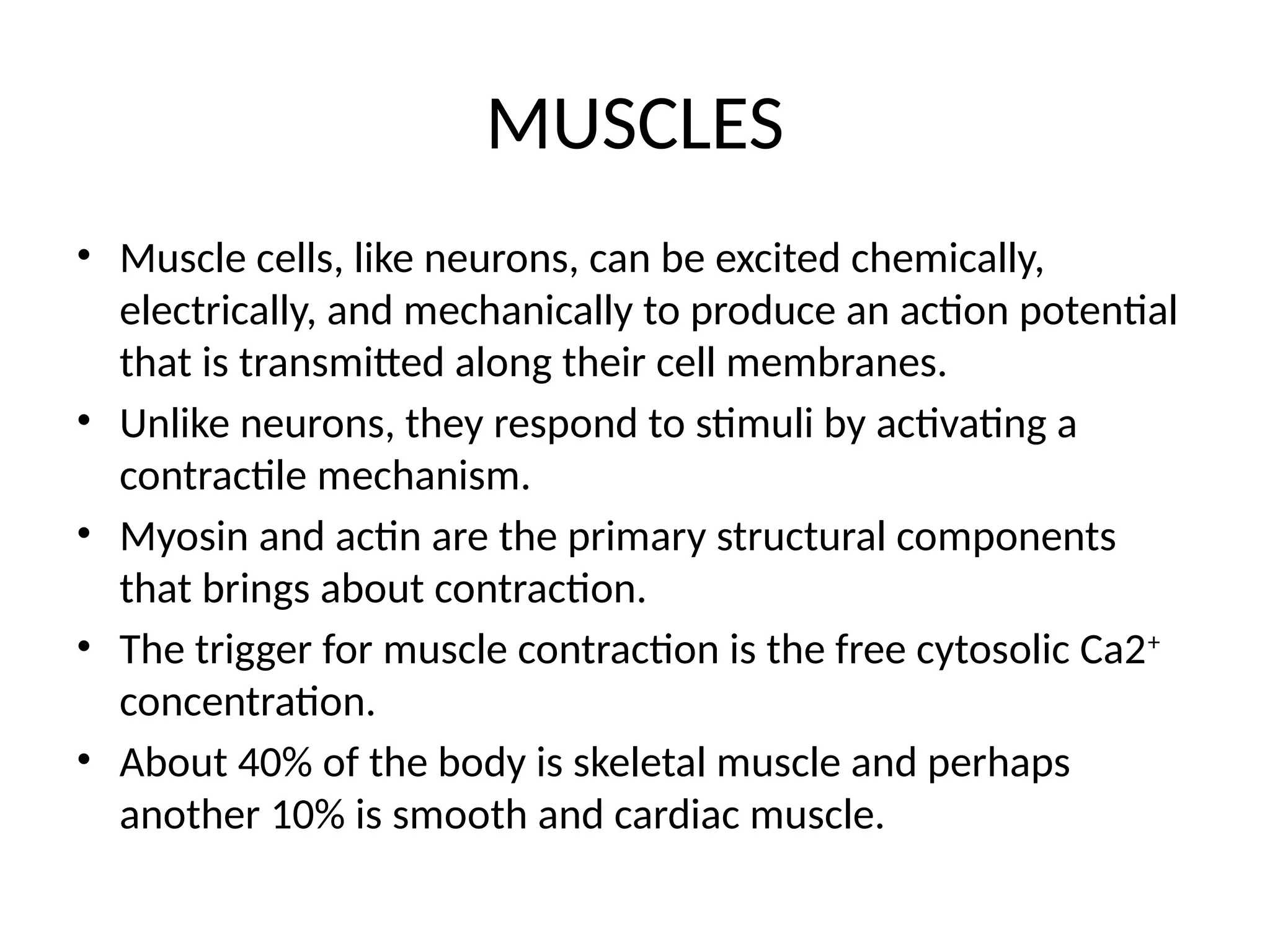 MUSCLES: skeletal, cardiac and smooth muscles | PPTX