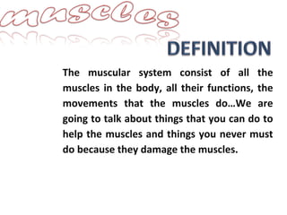 Muscles and movement | PPT