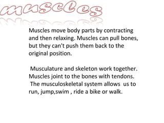 Muscles and movement | PPT