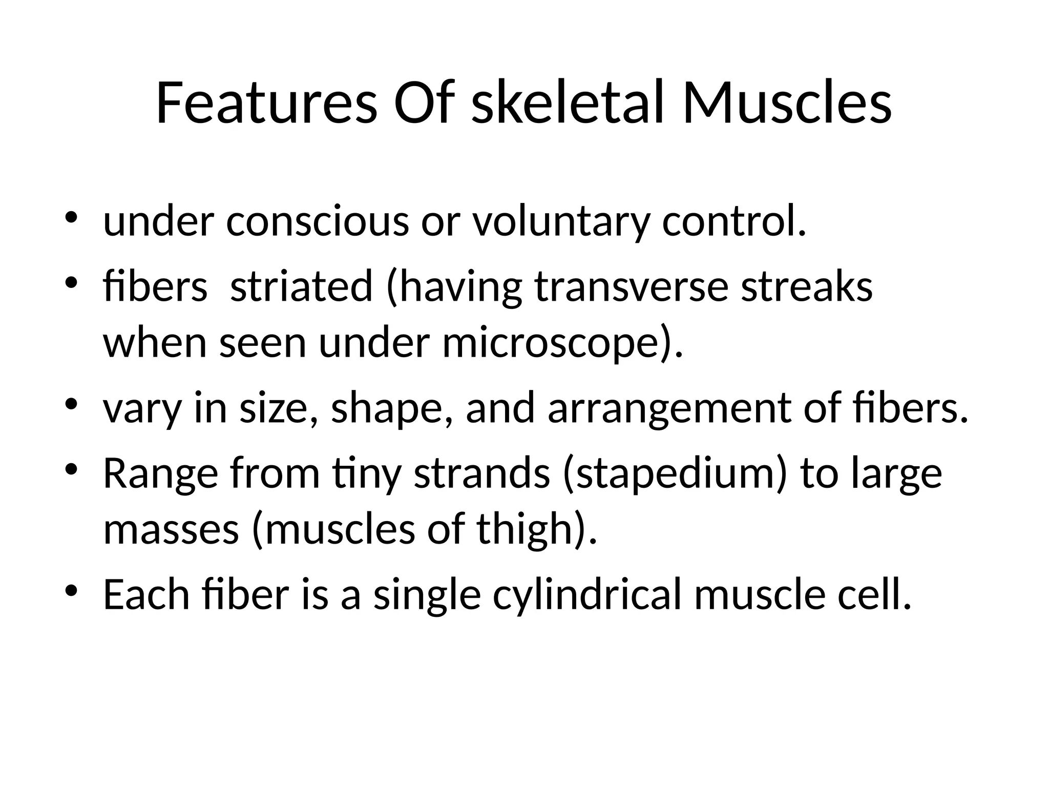 Muscles and Their different Types in human body | PPTX