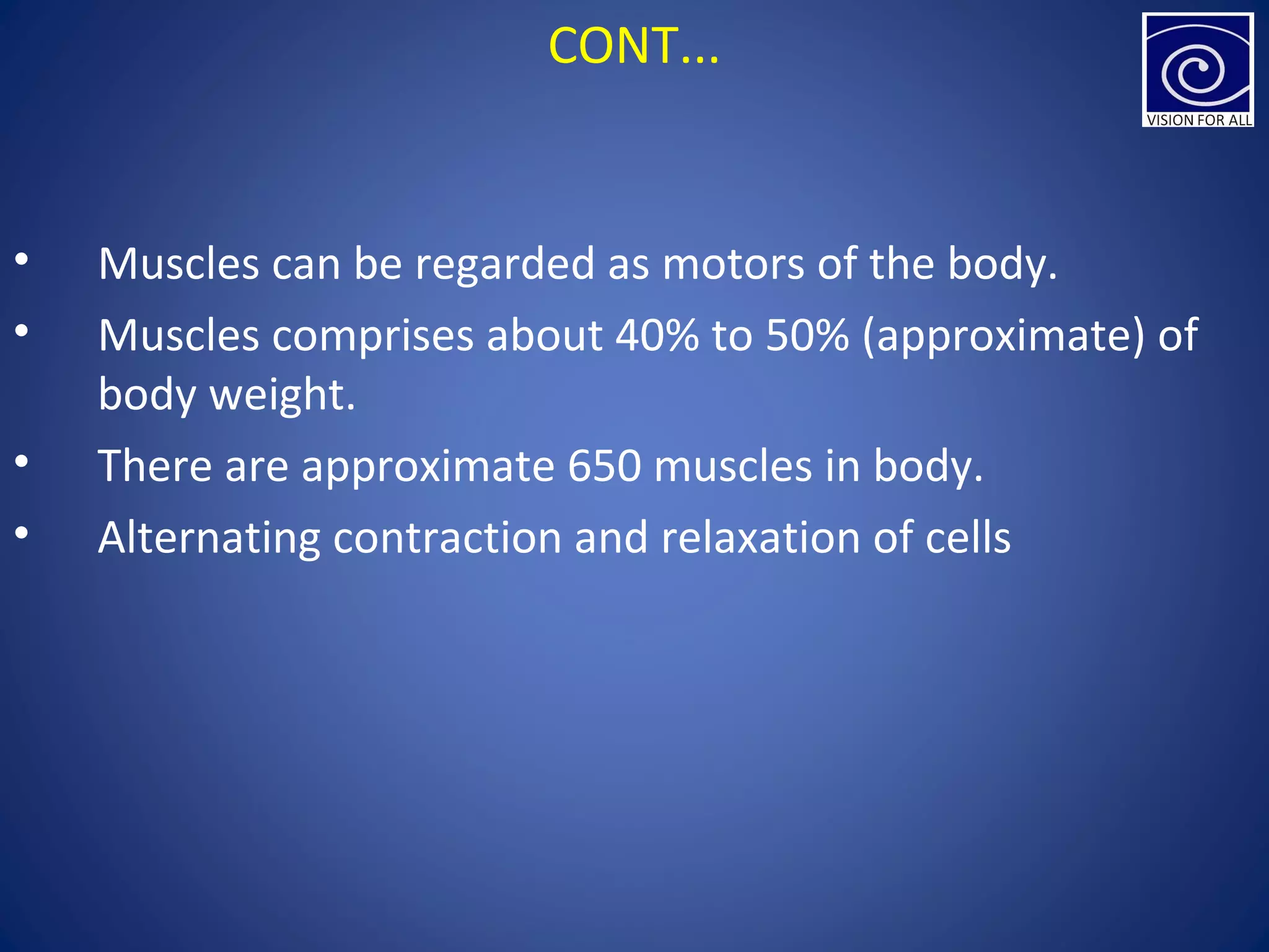MUSCLES (THREE TYPES OF MUSCLES IN THE BODY) | PPT