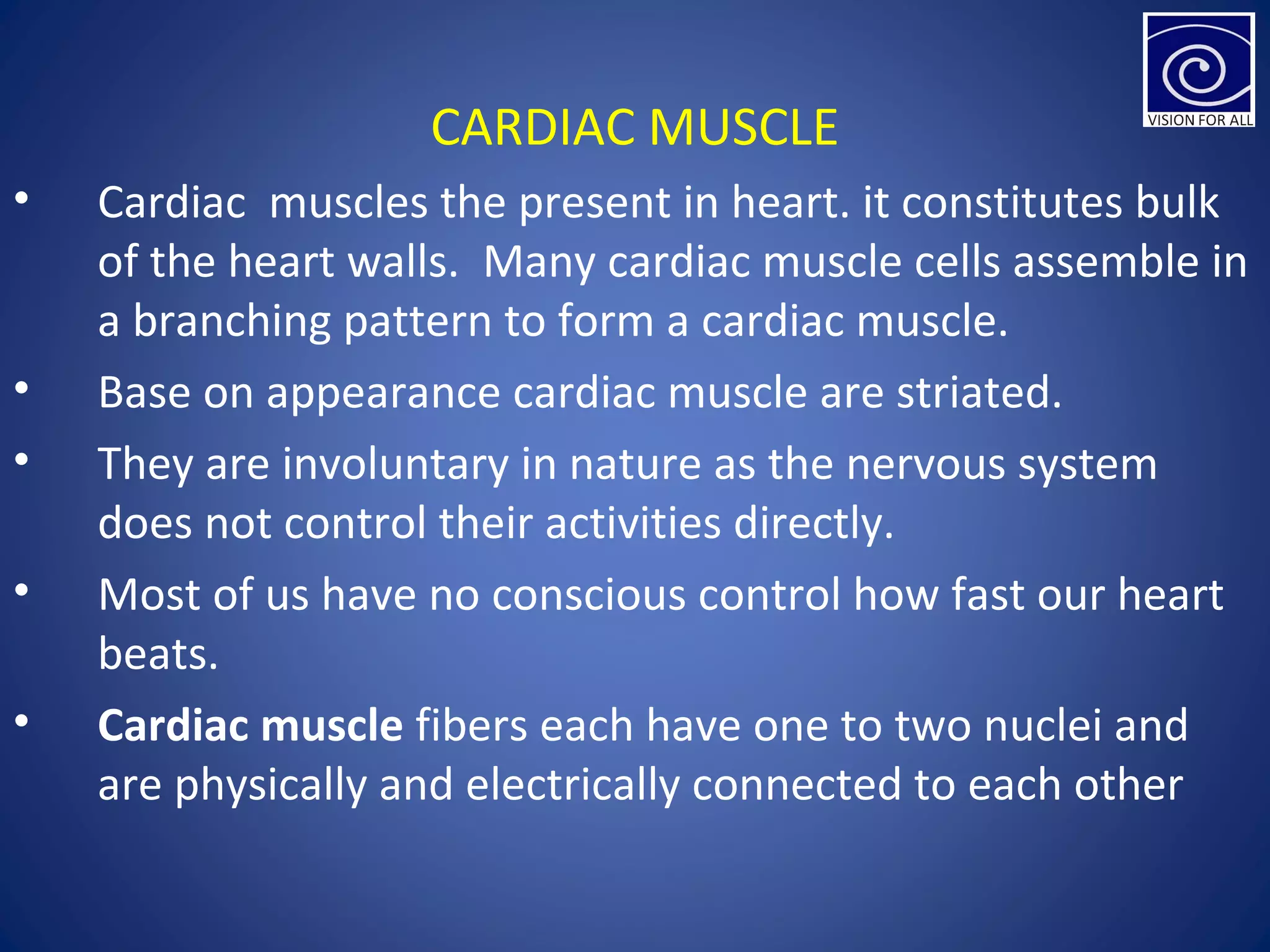 MUSCLES (THREE TYPES OF MUSCLES IN THE BODY) | PPT | Biological ...