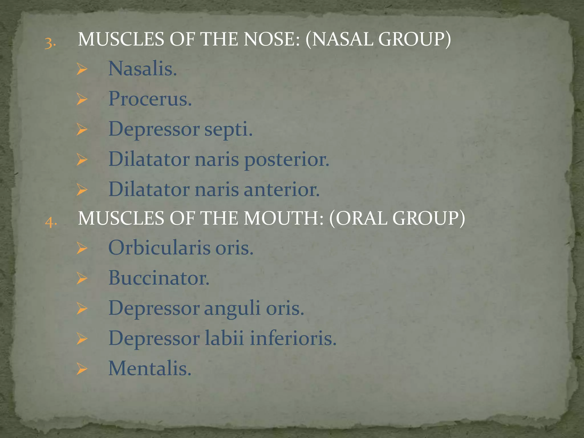 Muscles of face | PPTX