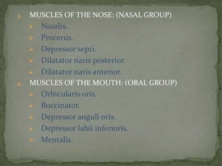 Muscles of face | PPTX