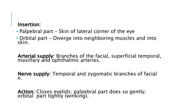 Muscles of facial expression | PPTX | Dental Health | Diseases and ...