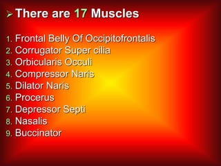 Musclesoffacialexpression new | PPTX